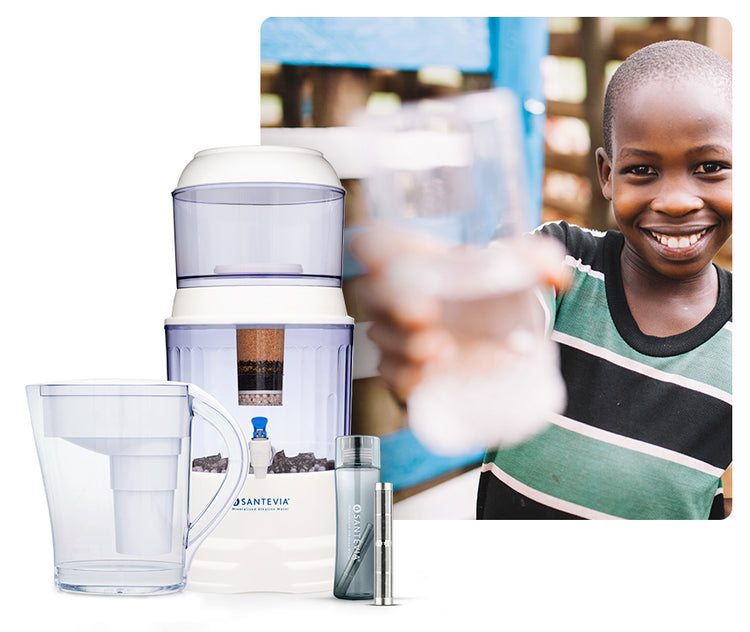 Santevia MINA Alkaline Pitcher-White Santevia MINA Alkaline Pitcher-White